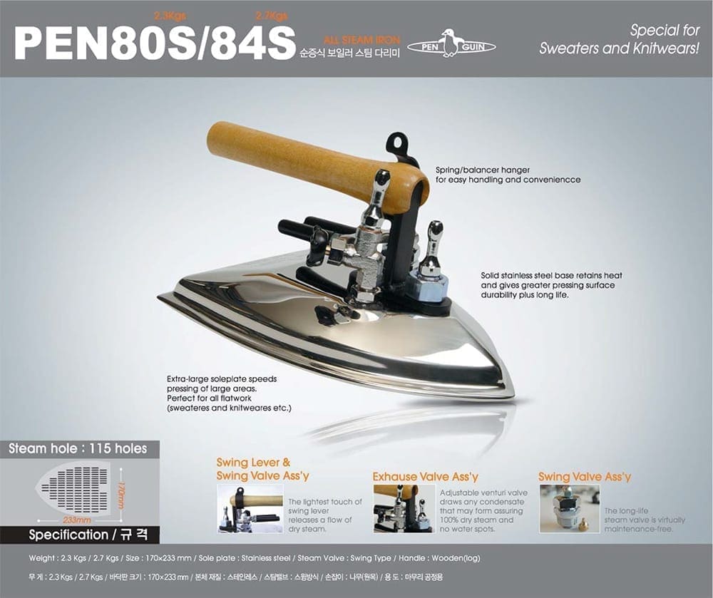 เตารีดไอน้ำแบบต่างๆ PENGUIN Steam Iron - บริษัท อิงธิรา จำกัด